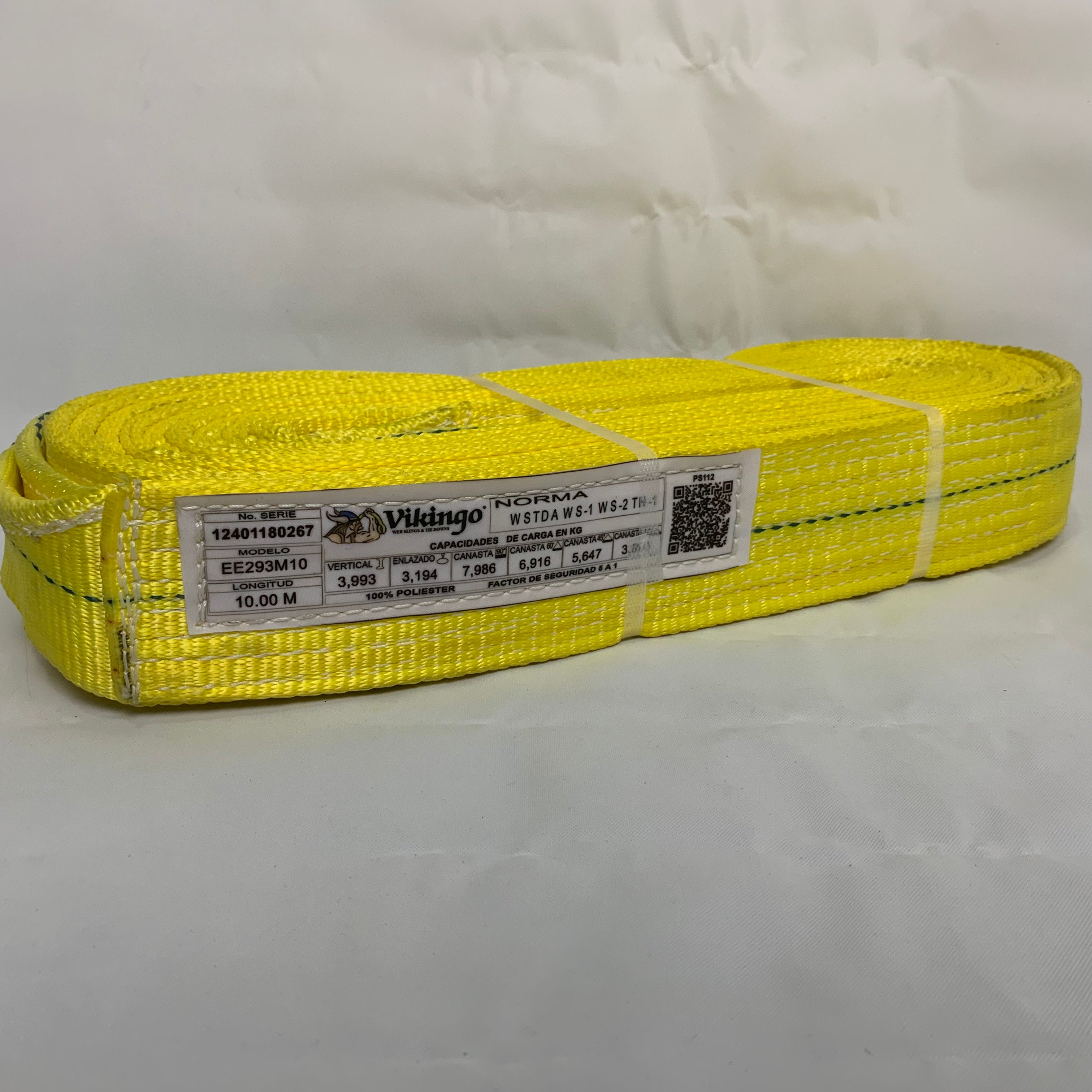 ESLINGA OJO A OJO 2 CAPAS 3"" 10 M CAP VERT 3993 KG – ESLINGAS VIKINGO ...